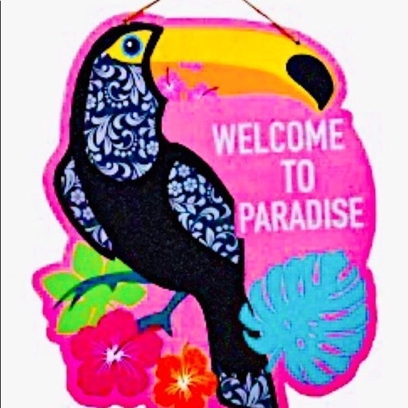 Target | Wall Decor | Tropical Toucan Wall Sign | Poshmark